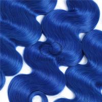 China Blue Body Wave Remy Human Hair Bundles 3 Bundles Per Set 10 to 28 Inch Sew In Weave Brazilian for sale