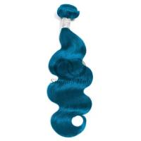 China Green Body Wave Remy Human Hair Bundles Sew In Weave Brazilian 3 Bundles 10-28 Inch for sale