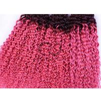 China Remy Human Hair Kinky Curly Bundles Brazilian Sew In Weave 10 to 28 Inch 3 Bundles Set for sale