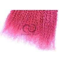 China Remy Human Hair Kinky Curly Bundles Brazilian Sew In Weave 10 to 28 Inch 3 Bundles Set for sale