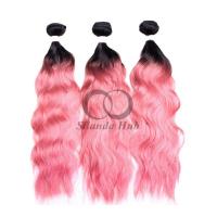 China Remy Human Hair Bundles Natural Wave Brazilian Weave 10-28 Inch 3 Bundles Per Set for sale
