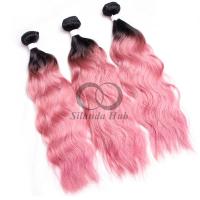 China Remy Human Hair Bundles Natural Wave Brazilian Weave 10-28 Inch 3 Bundles Per Set for sale