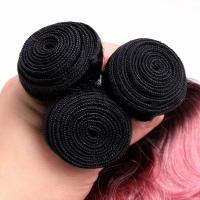 China Remy Human Hair Bundles Natural Wave Brazilian Weave 10-28 Inch 3 Bundles Per Set for sale