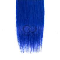 China T1B Blue Straight Remy Human Hair Bundles Sew In Weave Brazilian 3 Bundles 10-28 Inch for sale