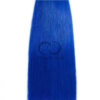 China T1B Blue Straight Remy Human Hair Bundles Sew In Weave Brazilian 3 Bundles 10-28 Inch for sale