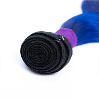 China T1B Blue Body Wave Remy Human Hair Bundles 3 Bundles Per Set 10 to 28 Inch Brazilian Sew In Weave for sale