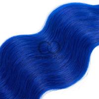 China T1B Blue Body Wave Remy Human Hair Bundles 3 Bundles Per Set 10 to 28 Inch Brazilian Sew In Weave for sale