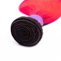 China T1B Pink Body Wave Remy Human Hair Bundles 3 Bundles Per Set 10 to 28 Inch Brazilian Sew In Weave for sale