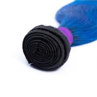 China Remy Human Hair Body Wave Bundles 10-28 Inch #T1B Blue Brazilian Sew In Weave for sale