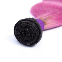 China T1B Pink Body Wave Remy Human Hair Bundles 10-28 Inch Brazilian Sew In Weave 3 Bundles for sale