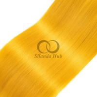 China Straight Remy Human Hair Bundles #T1B/Orange Brazilian Weave 10-28 Inch 3 Bundles for sale