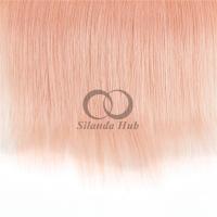 China Straight Remy Human Hair Bundles #T1B Pink Brazilian Weave 10-28 Inch 3 Bundles for sale