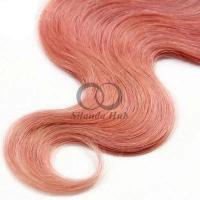 China T1B Pink Body Wave Remy Human Hair Bundles 10-28 Inch Brazilian Sew In Weave 3 Bundles for sale