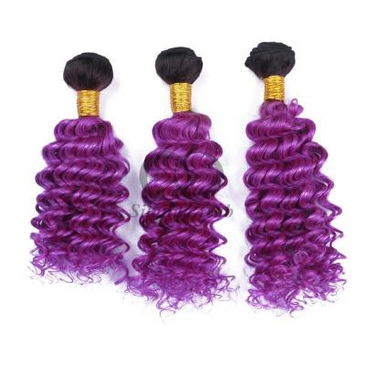 China Remy Human Hair Deep Wave Bundles 10-28 Inch Brazilian Sew In Weave 3 Bundles Per Set for sale