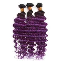 China Remy Human Hair Deep Wave Bundles 10-28 Inch Brazilian Sew In Weave 3 Bundles Per Set for sale