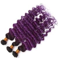 China Remy Human Hair Deep Wave Bundles 10-28 Inch Brazilian Sew In Weave 3 Bundles Per Set for sale