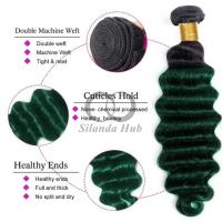 China Remy Human Hair Loose Deep Wave Bundles Brazilian Weave 10-28 Inch 3 Bundles for sale