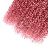 China Remy Human Hair Bundles Kinky Curly Brazilian Weave 10-28 Inch 3 Bundles for sale