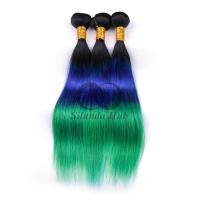 China Straight Remy Human Hair Bundles 14-28 Inch Brazilian Weave 3 Bundles Per Set for sale