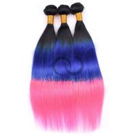 China Remy Human Hair Bundles Straight Brazilian Weave 14-28 Inch 3 Bundles Per Set for sale