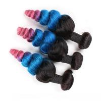 China Loose Wave Remy Human Hair Bundles 14-28 Inch Brazilian Weave 3 Bundles Per Set for sale