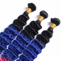China Deep Wave Remy Human Hair Bundles Brazilian Sew In Weave 14-28 Inch 3 Bundles Per Set for sale