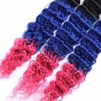 China Deep Wave Remy Human Hair Bundles Brazilian Sew In Weave 14-28 Inch 3 Bundles Per Set for sale