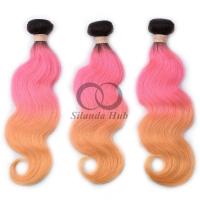 China Body Wave Remy Human Hair Bundles 14-28 Inch Brazilian Sew In Weave 3 Bundles Set for sale