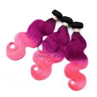 China Remy Human Hair Body Wave Bundles 14-28 Inch Brazilian Weave Sew In 3 Bundles for sale