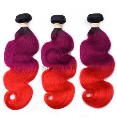 China Remy Human Hair Body Wave Bundles 14-28 Inch Double Wefted Sew In Weave Brazilian Hair for sale