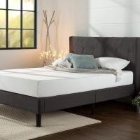 China Mattress Foundation Upholstered Storage Platform Bed Wood Slat Support for sale
