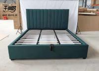 China Modern Upholstered King Size Platform Bed , 5ft Beds With Storage for sale