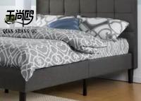 China Tufted Twin Size Upholstered Platform Bed Home Furnishings for sale