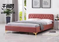 China Fabric Double Soft Platform Bed Linen Cover With Golden Legs for sale