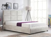 China Upholstered Metal And Wooden Frame Storage Bed Size Customized for sale