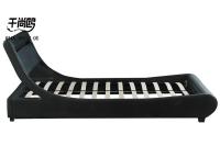 China Customized LED Upholstered Bed 137*203cm 183*203cm for Apartment for sale