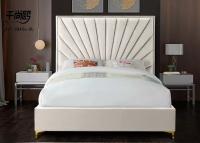 China Modern Oversized Tufted Platform Bed Queen / King Size No lnflation for sale