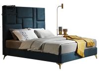 China Super Large King Size Upholstered Beds European Style Dutch velvet Material for sale