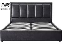 China PU Bedroom King Size Cushion Bed Frame , Modern Leather Platform Bed for sale