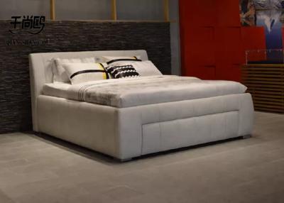 China White Suitcase Premium Upholstered Bed With Drawers Storage Under Bed for sale