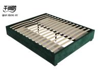 China Classic Fabric King Size Modern Platform Bed No lnflation for sale