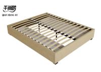 China Classic Fabric King Size Modern Platform Bed No lnflation for sale