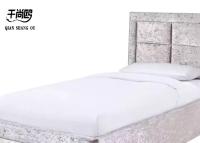 China Ice Velvet Upholstered Storage Platform Bed OEM / ODM accept for sale