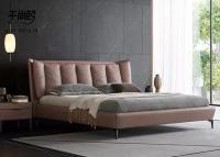 China Customized Classic Modern Grey Upholstered Bed With Removable Pillow for sale