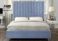 China High Bedside Platform Tufted Bed Comfortable Home Furniture for sale