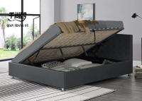 China Simple Modern Platform Upholstered King Bed Side Open Air Pressure Bracket for sale