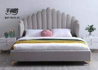 China Linen Bedroom King Size Upholstered Beds Breathable Super Soft for sale