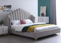 China Linen Bedroom King Size Upholstered Beds Breathable Super Soft for sale