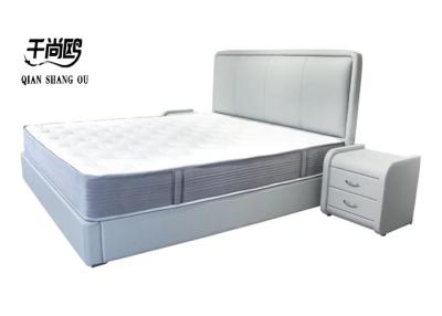 China Soft Leather Classic Upholstered Platform Bed Simple Convenient for sale