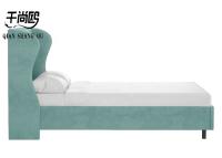 China Living Room Platform Tufted Bed , Linen Platform Bed Frame for sale